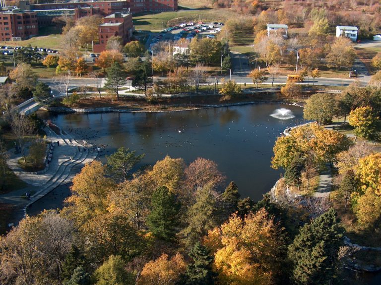 Aerial View of Bowring Park Duck Pond – St. John’s – Grand Concourse ...